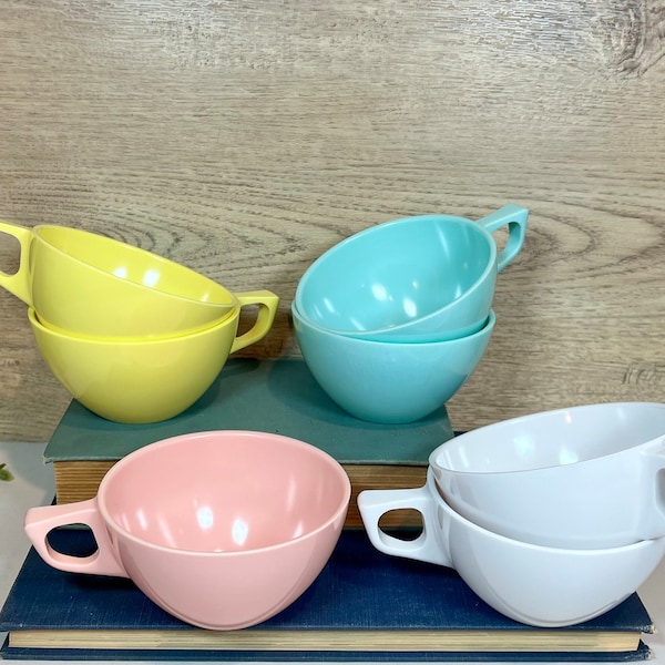 Vintage Melamine Coffee Cups - Etsy