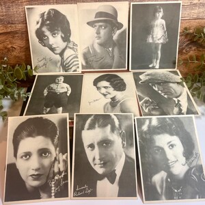 RARE 1920s Kashin Motion Picture Stars Autographed 24 Card Complete Set ...