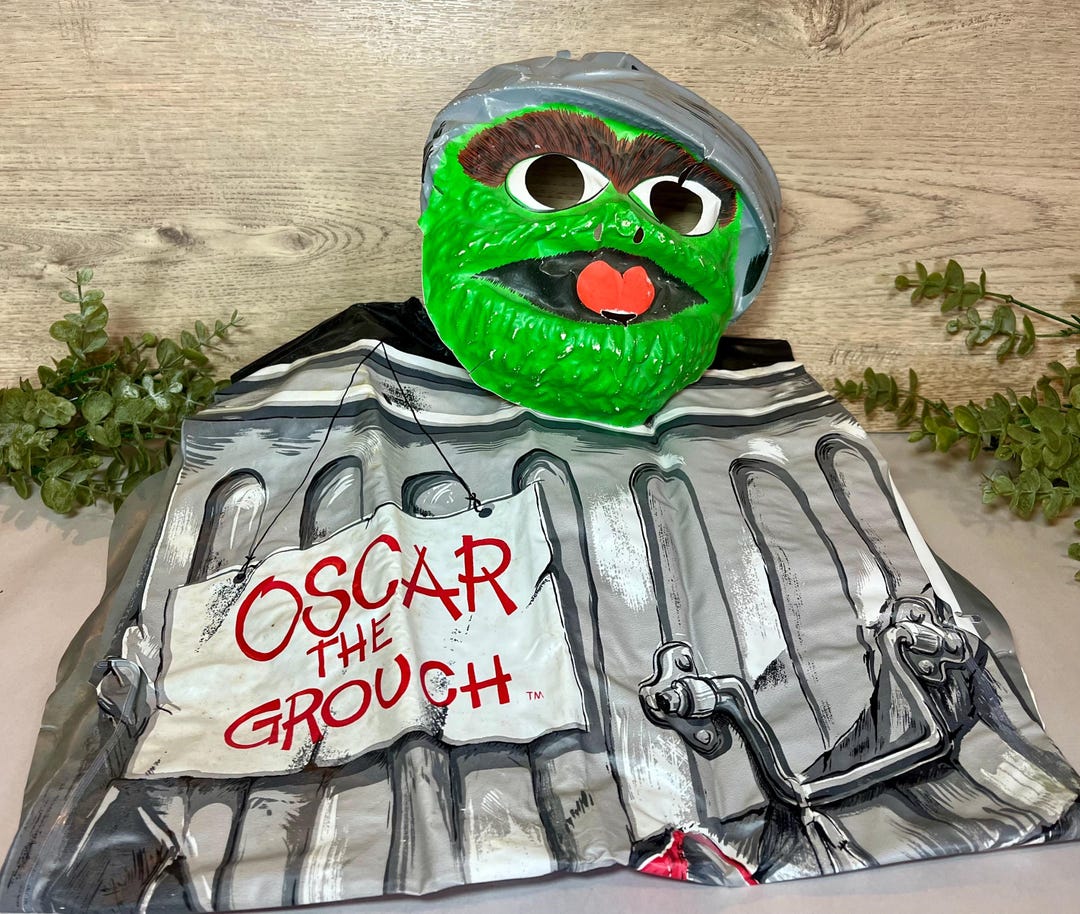 Vintage 1980s Oscar the Grouch Children’s Halloween Costume – Sesame ...