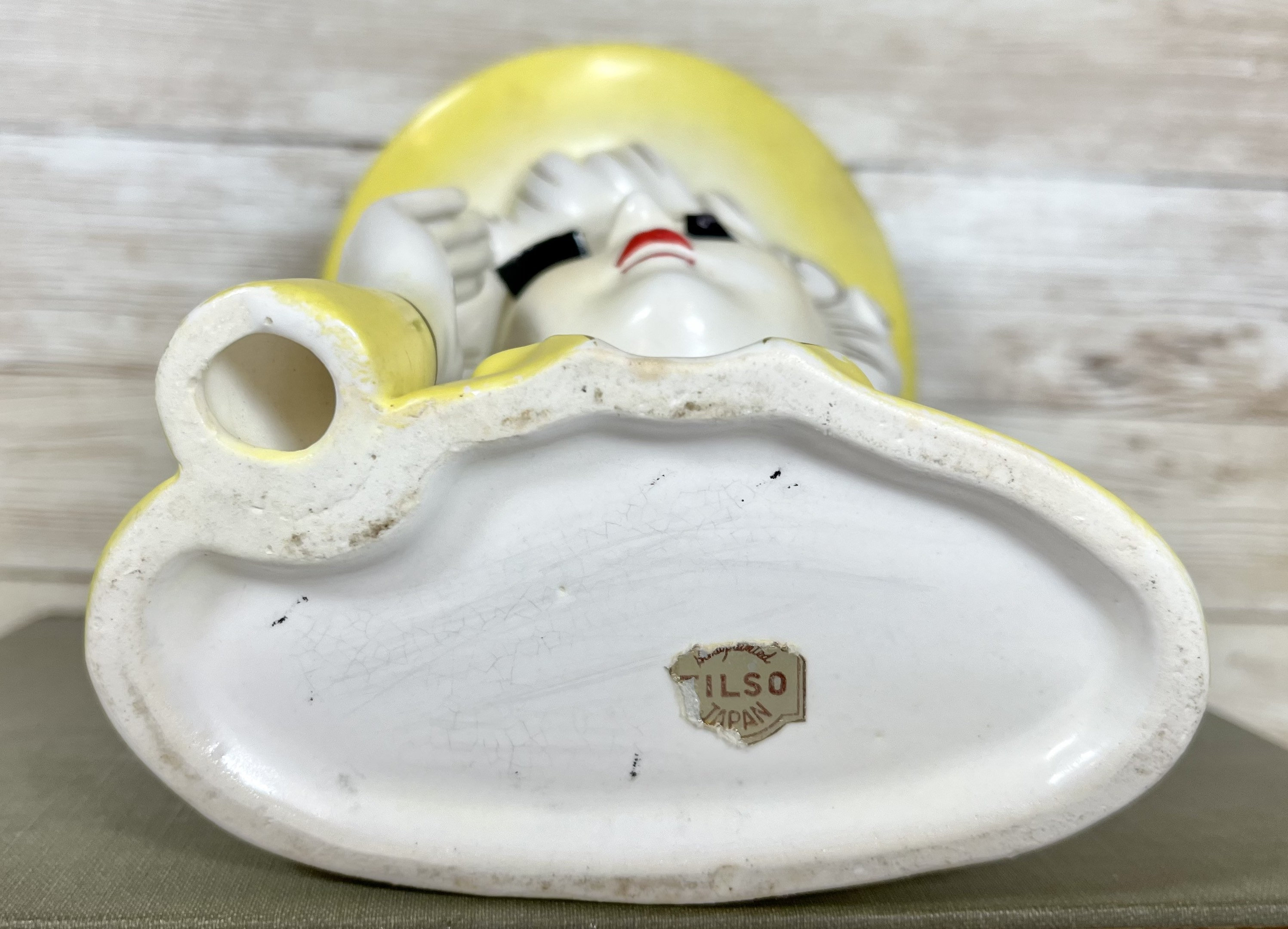 Vintage Lady Head Planter in Yellow | Yellow Vintage Lady Head Planter ...