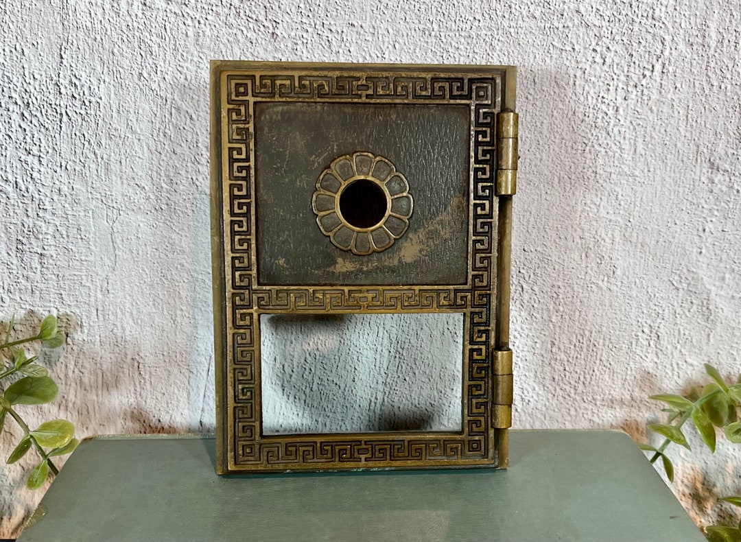 Vintage Bronze Post Office Box Door | Bronze PO Box (non Working) - Etsy