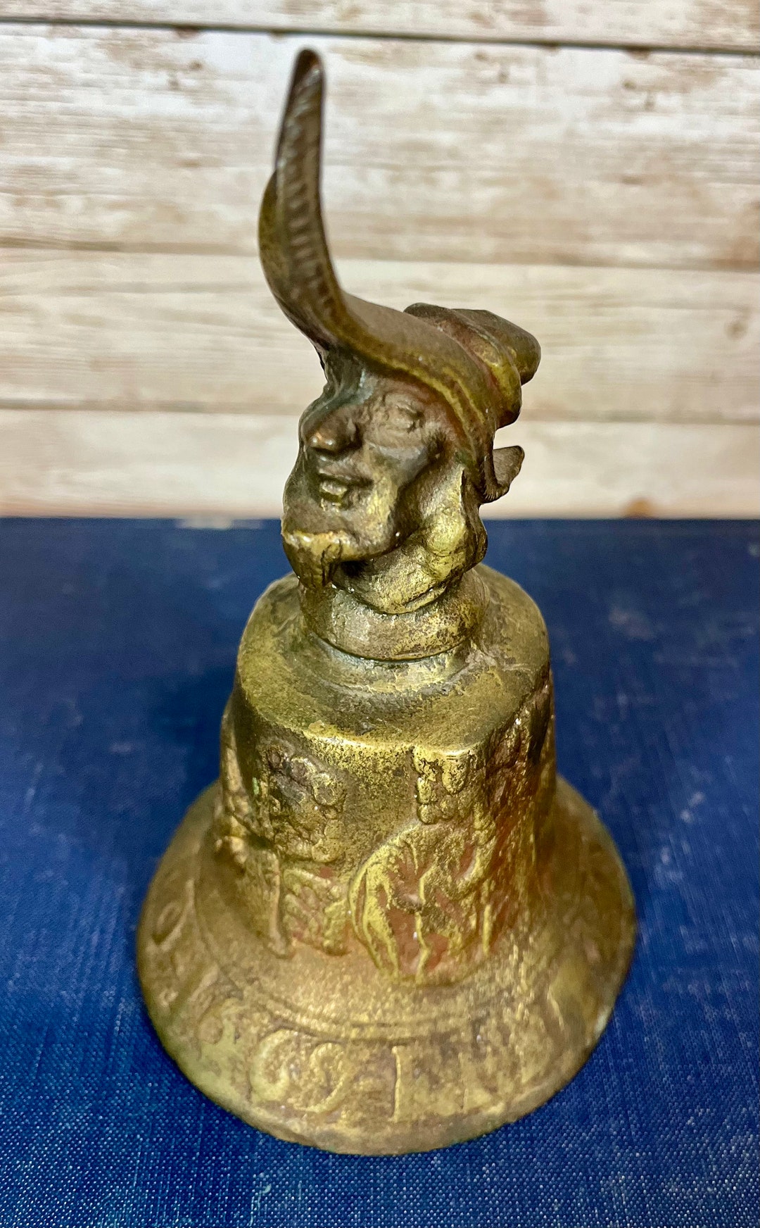 Vintage Replica French Pirate Cavalier Solid Brass Bell "fhem Ny Me ...