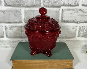 Red Candy Dish - Etsy