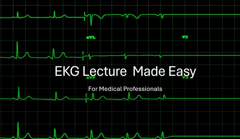 EKG Made Easy for Medical Professional - Etsy