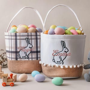 Personalized Easter Basket | Custom Easter Basket | Handmade Easter Egg Basket | Little Boys ...