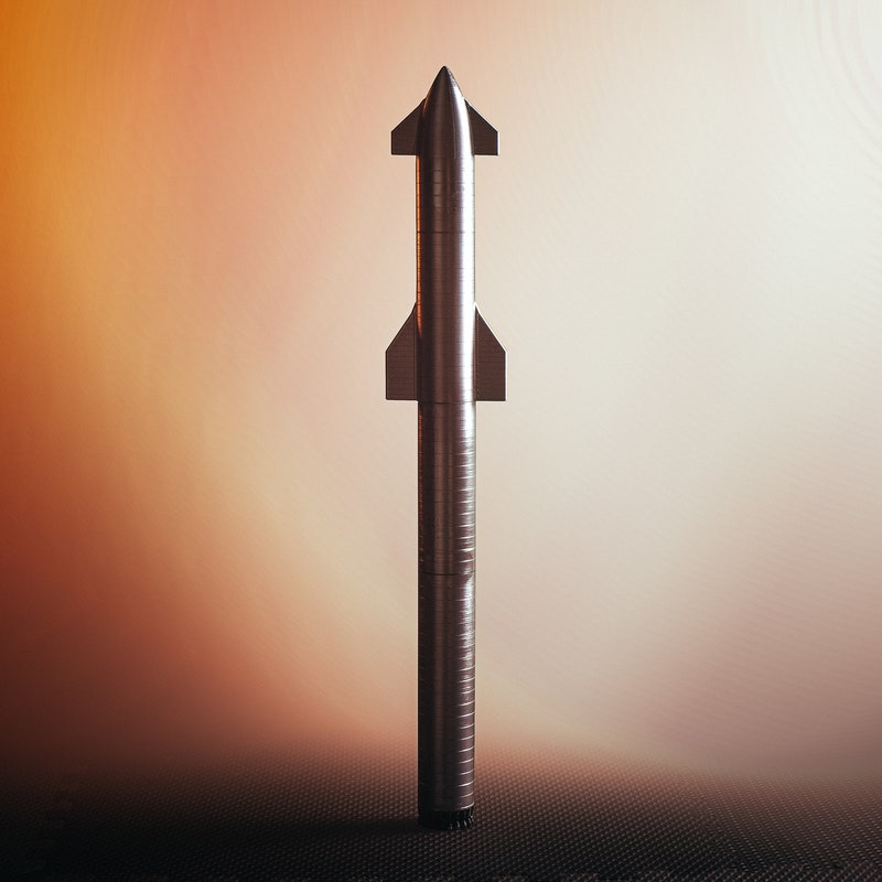 Spacex Starship Model - Etsy