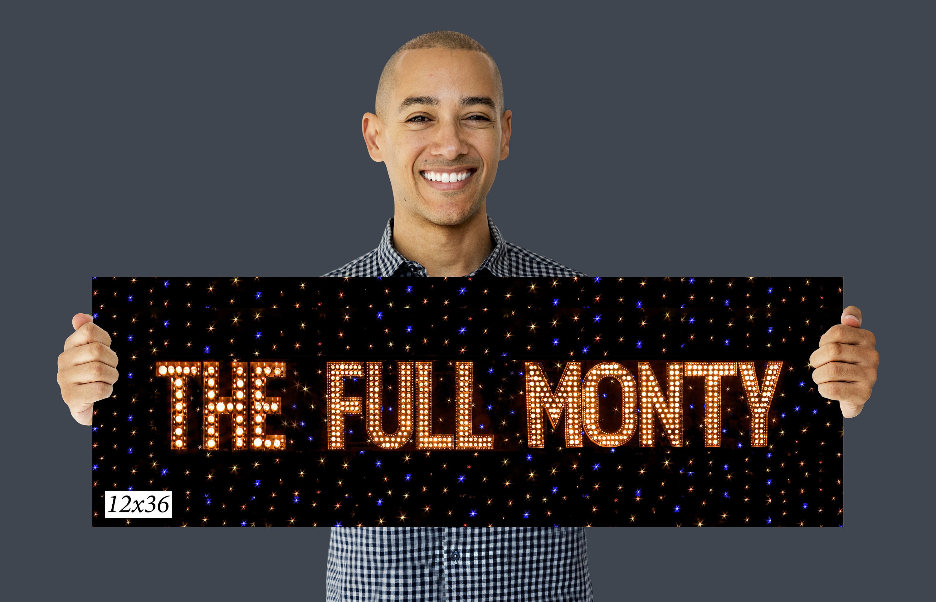 Full Monty Stage Show Sign, Theatre Charm in Digital Photography ...
