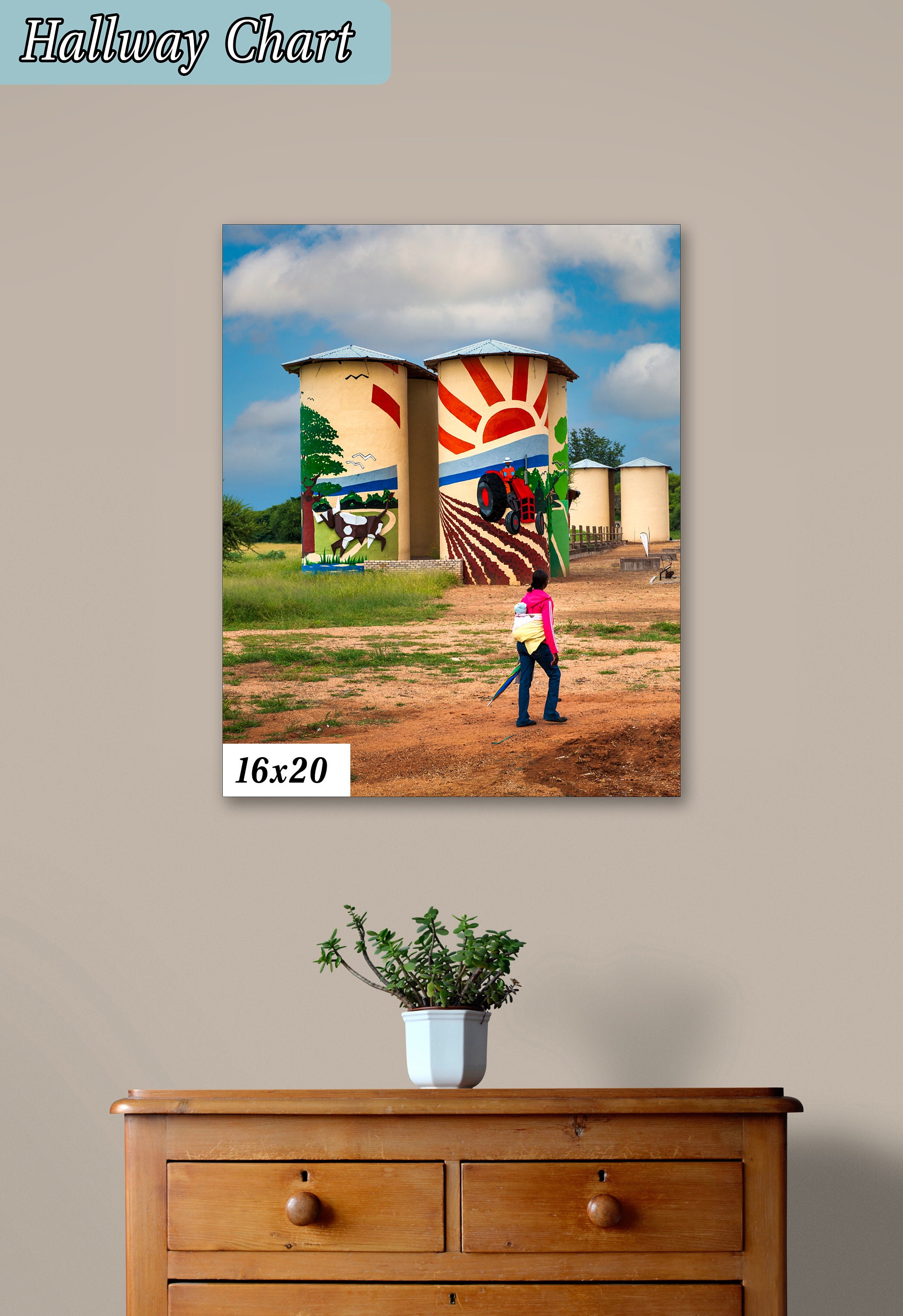 Bonnington Farm With African Beauty and Rural Scene in Digital ...