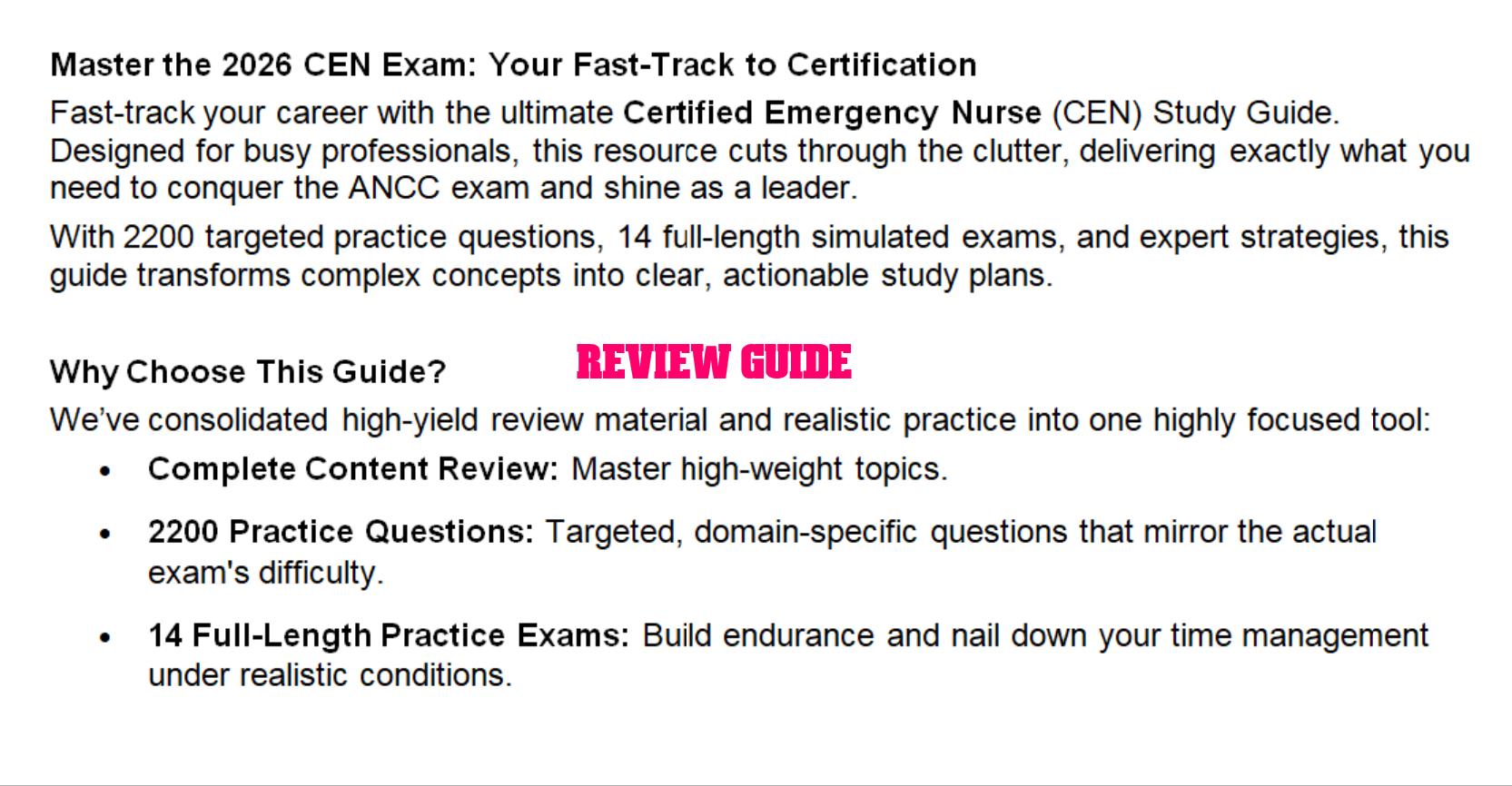 CEN Exam Prep: Ultimate Study Guide + Online Exam Simulator, 14 ...