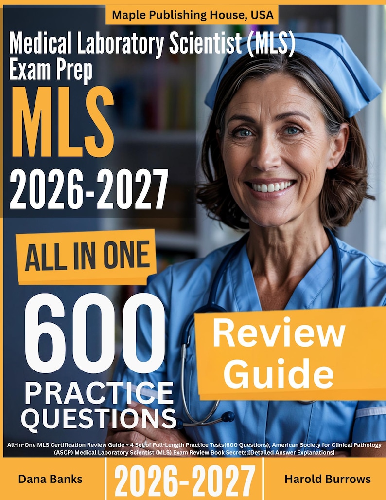 MLS ASCP Exam Review Guide: 600 Questions & Practice Tests - Etsy