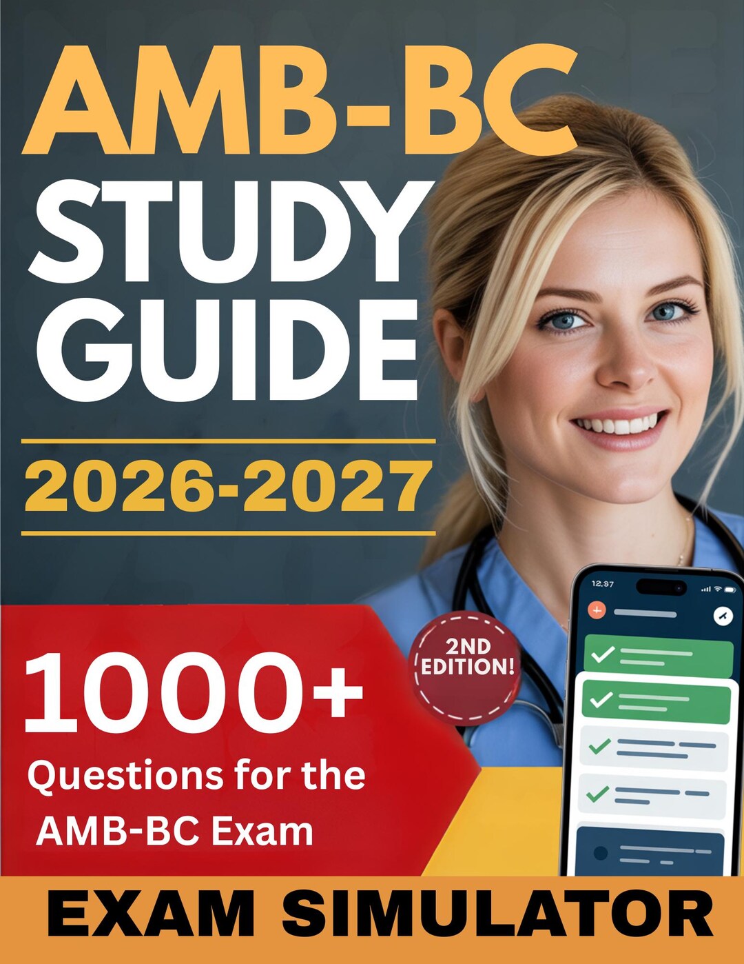 AMB-BC Ultimate Exam PREP: 1200 Q&A + Online Exam Simulator + Review ...