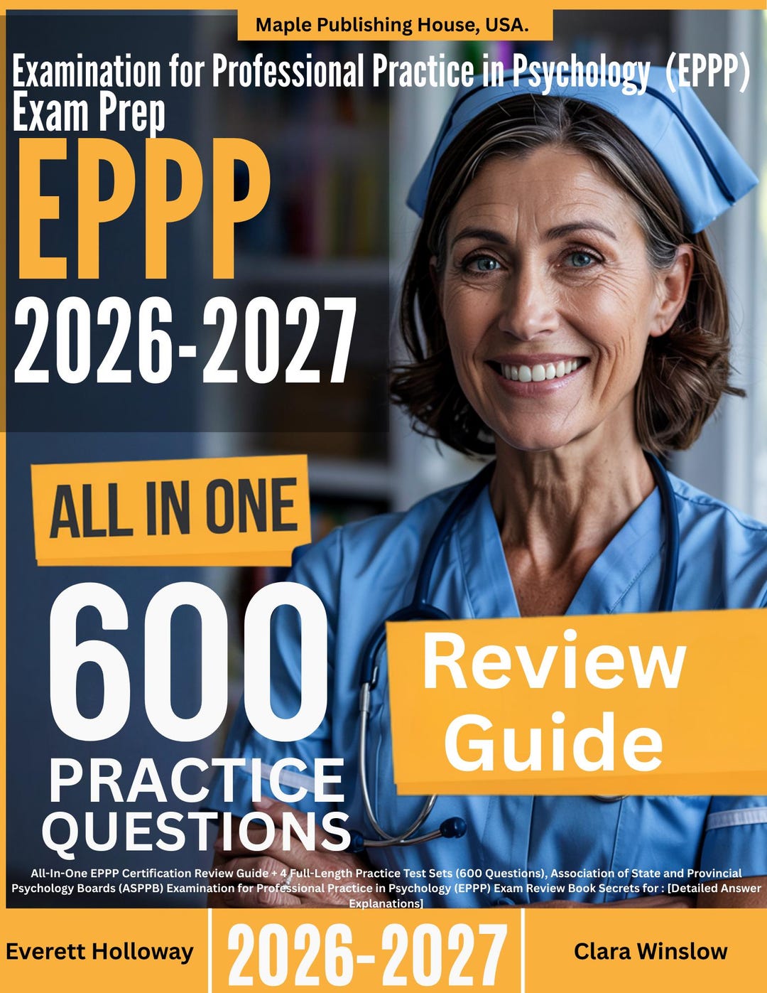 EPPP Exam Prep 2026-2027: All-in-one Review Guide + 600 Practice ...