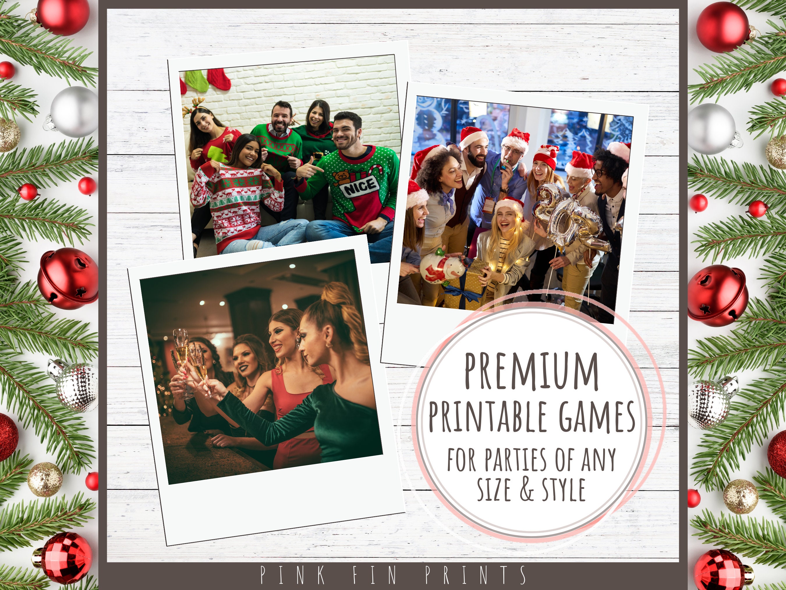 Printable Christmas Gift Exchange Game, Pass the Present Christmas Game ...