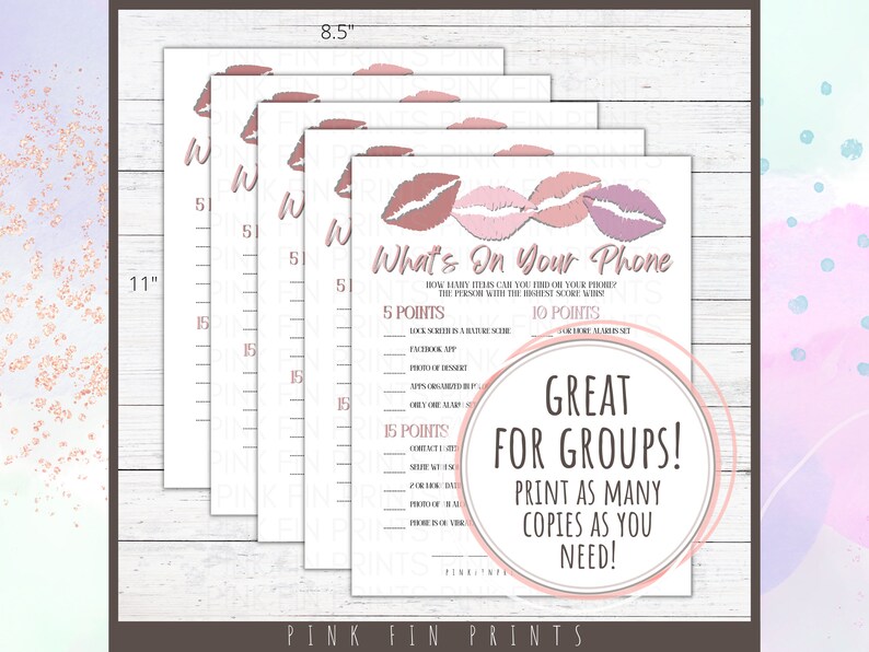 Whats on Your Phone Game for Galentines Day, Whats in Your Phone Ladies ...