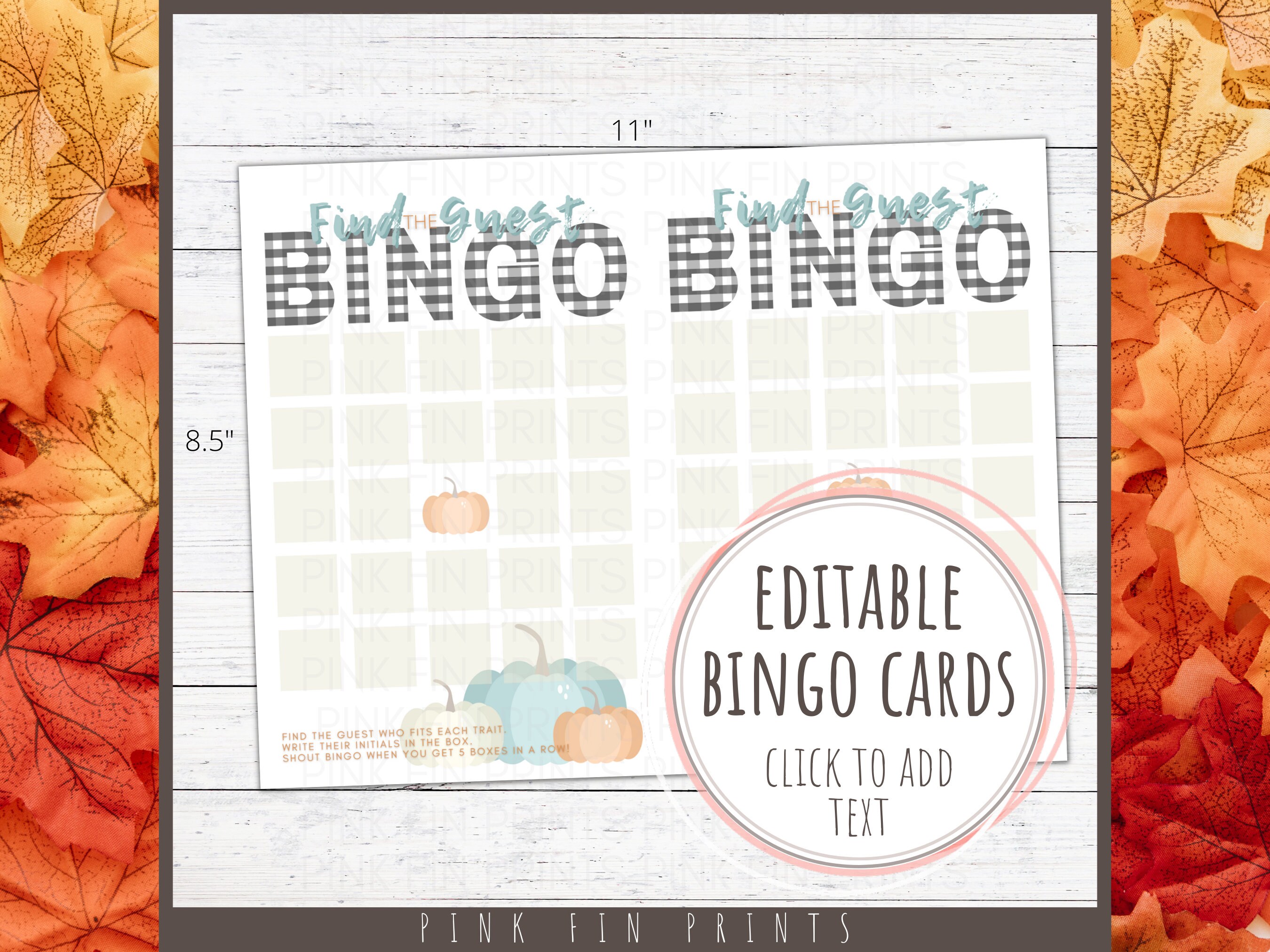 Thanksgiving Find the Guest Bingo, Printable Thanksgiving Games for ...