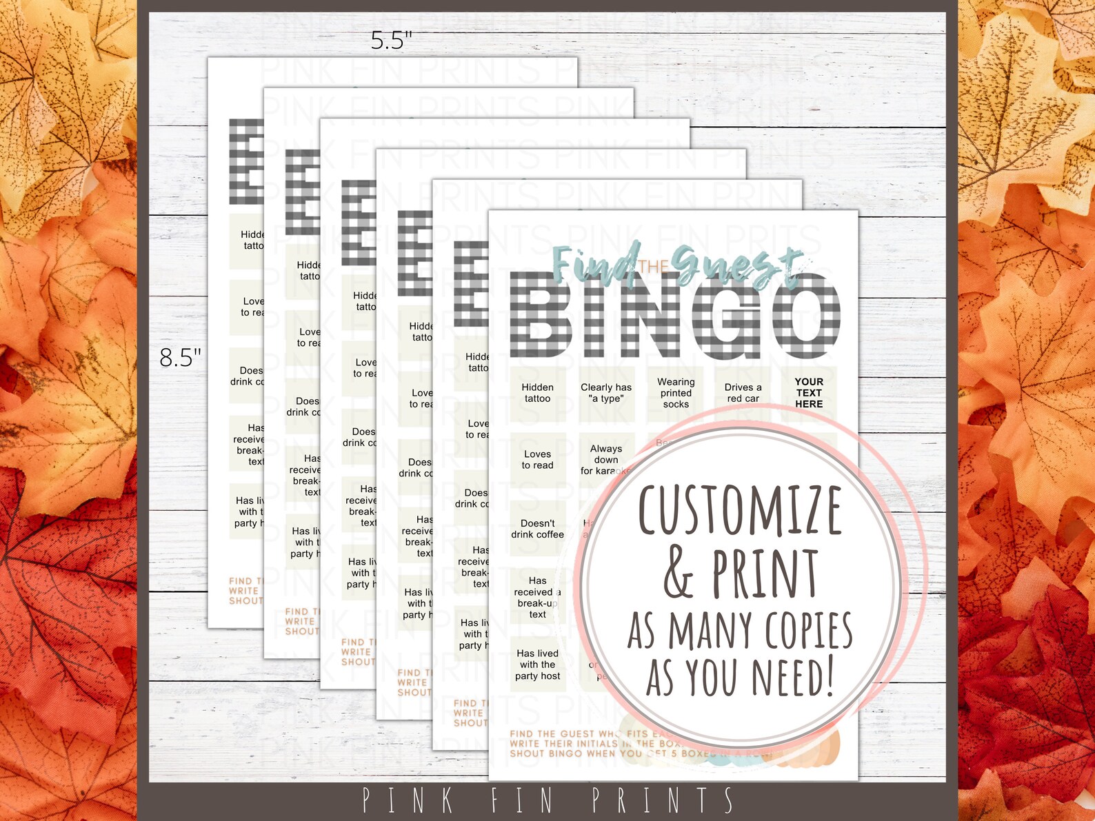 Thanksgiving Find the Guest Bingo, Printable Thanksgiving Games for ...