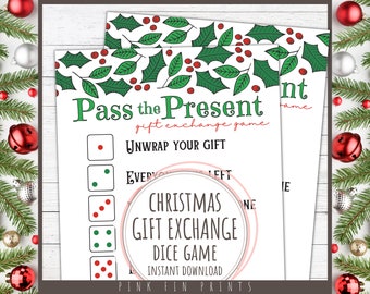 Left Right Christmas Game, Funny Fruitcake Christmas Story, Pass the ...