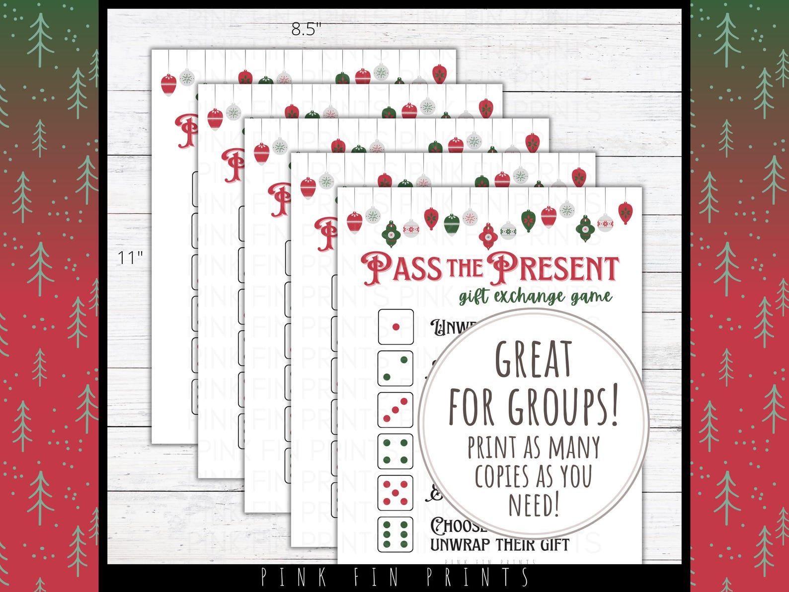 Pass the Present Gift Exchange Game, Christmas Games for Groups ...