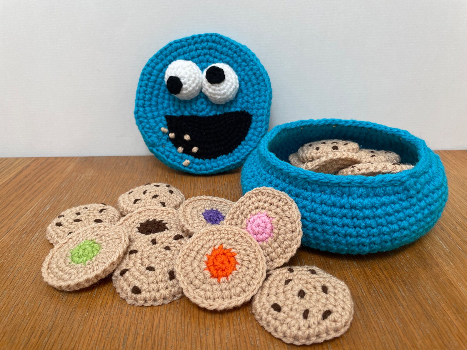Crochet Cookie Monster Memory Game - Etsy