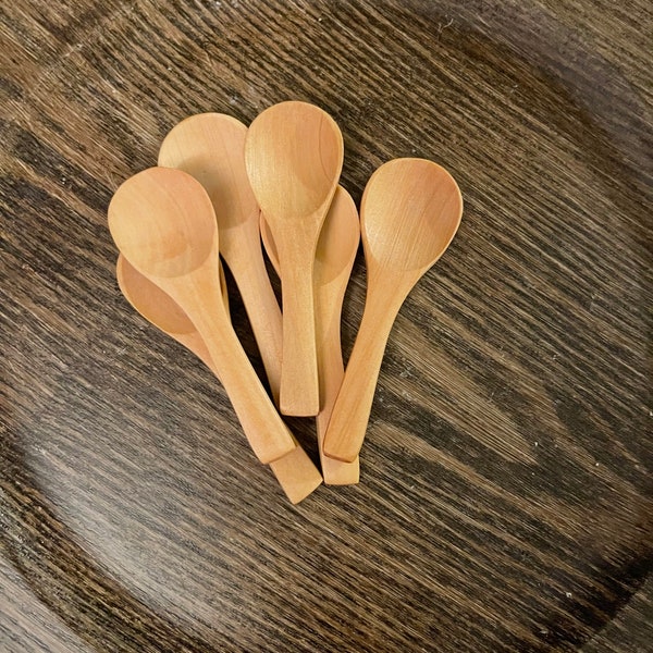 Mini Wooden Spoons - Etsy