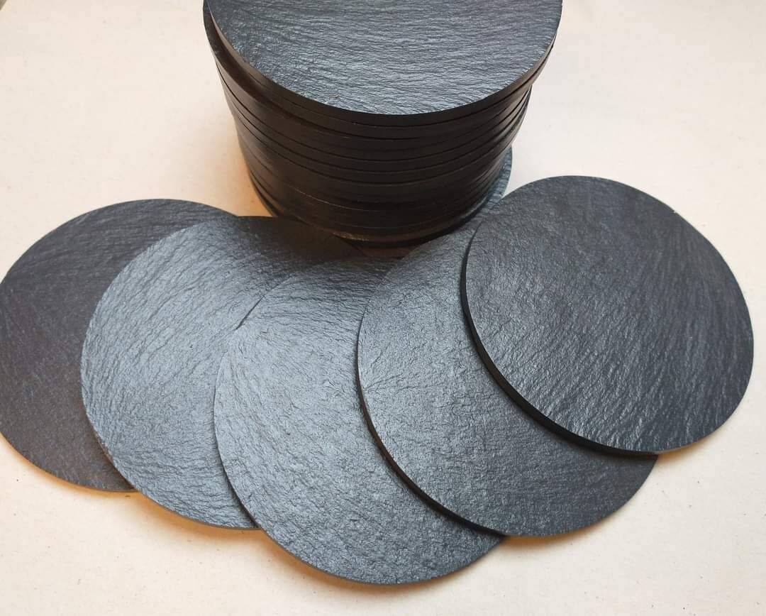 Pack of 10 10 Cm (4") Ready to Print or Laser Genuine Welsh Slate ...