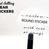 Clear Labels 2 X 2 Square Corner Clear Gloss Labels Your Design / Logo ...