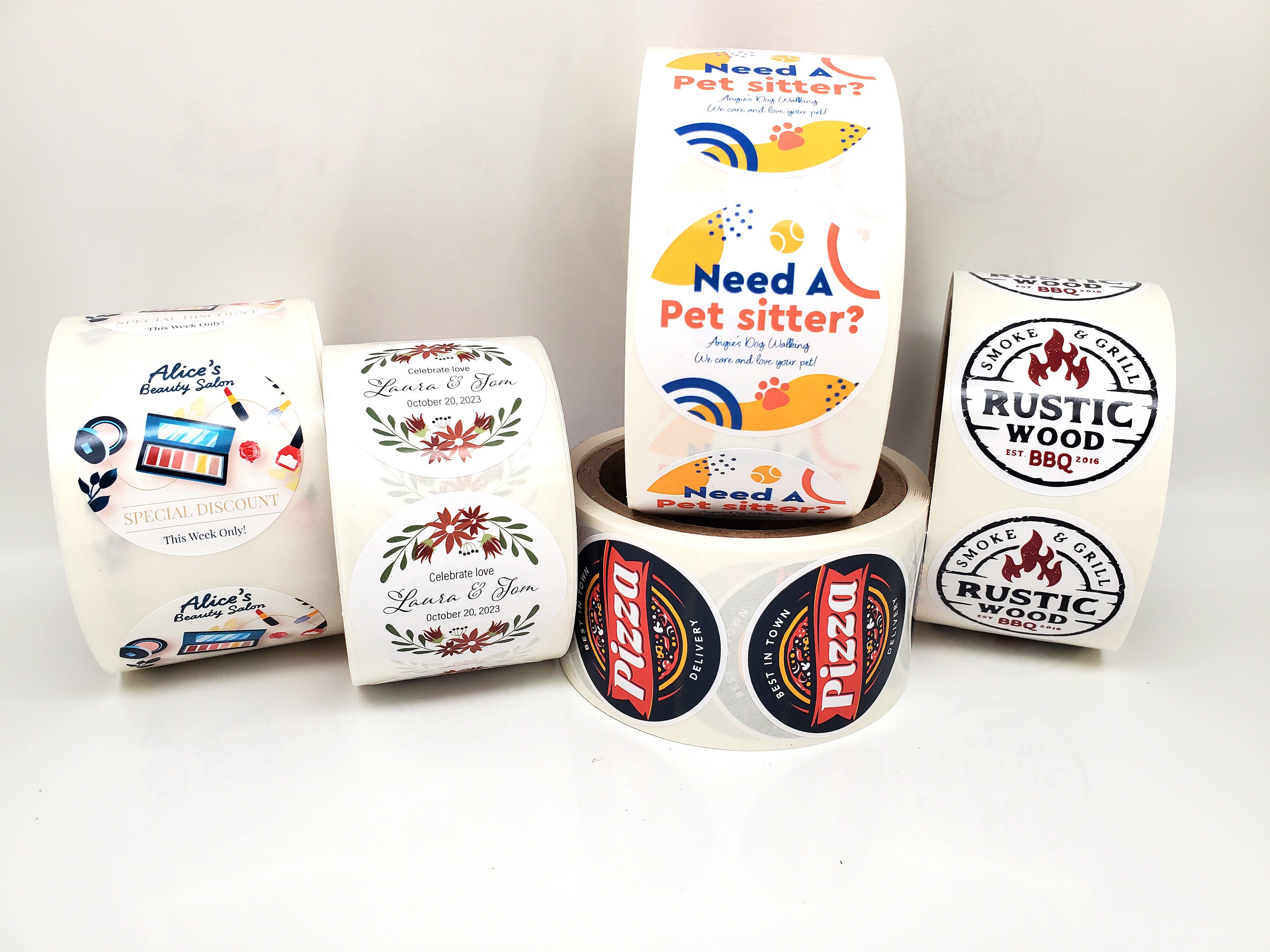 Custom Logo Stickers Personalized Business Logo Stickers Business ...