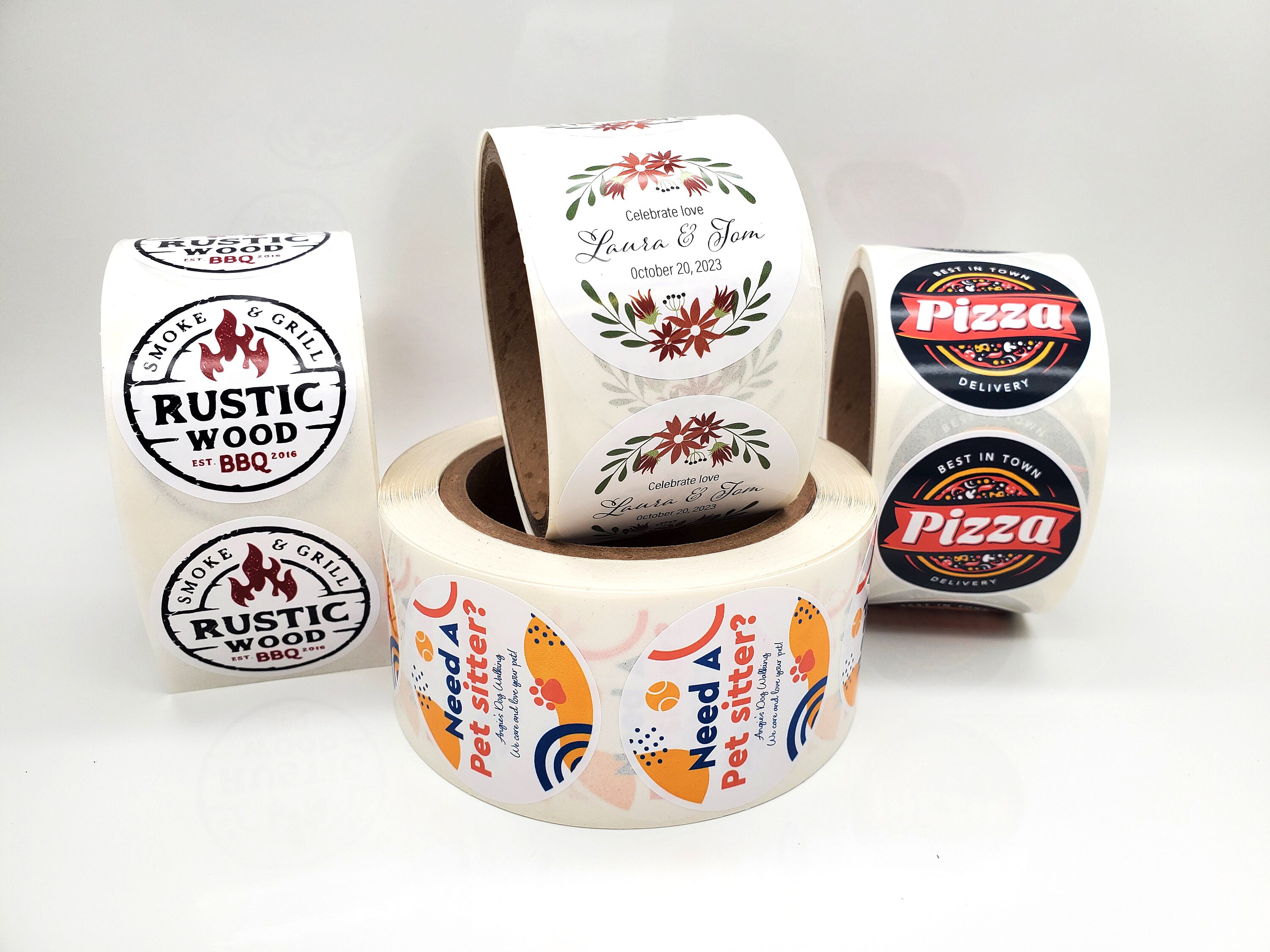 Custom Logo Stickers Personalized Business Logo Stickers Business ...