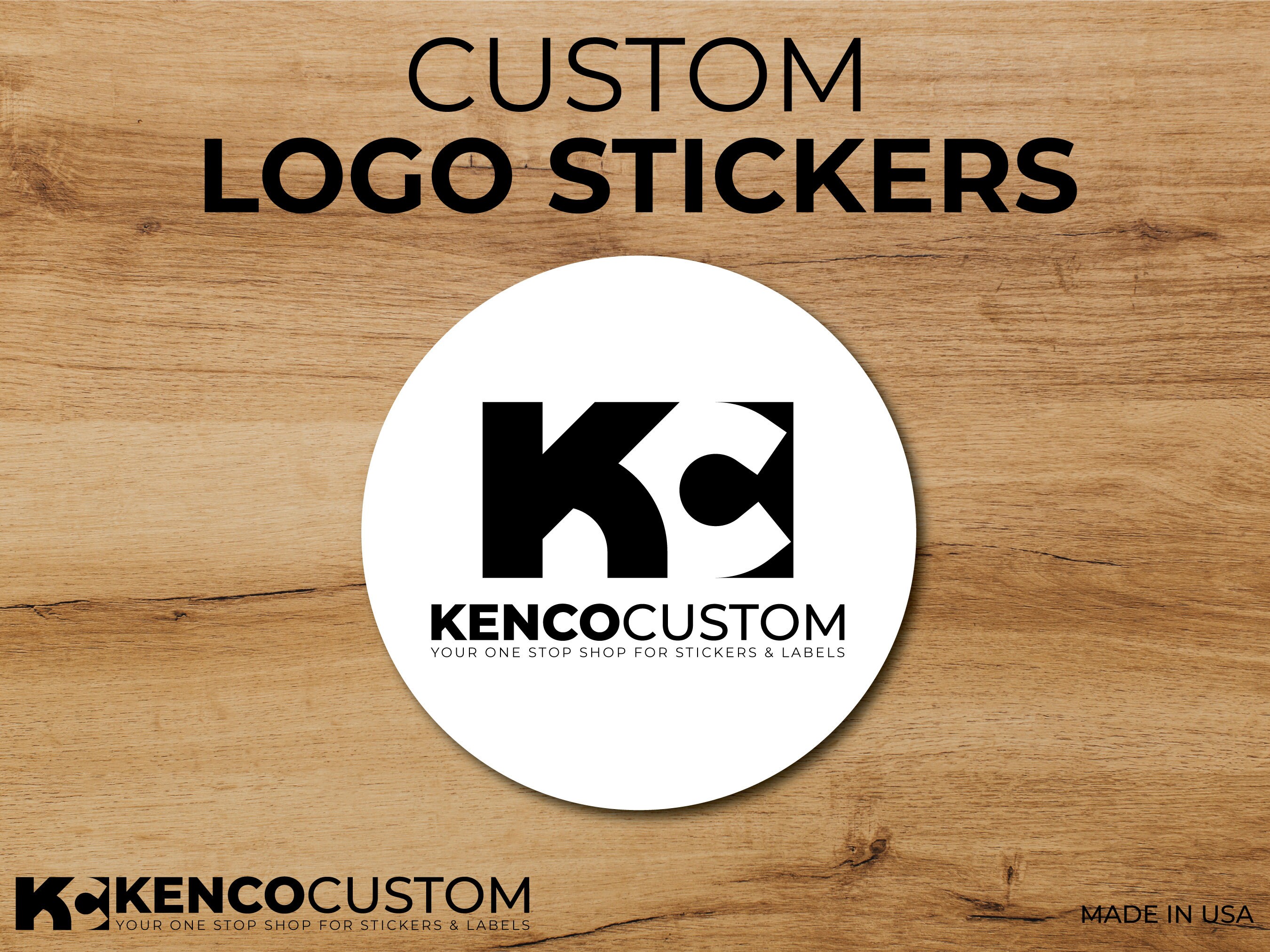 Custom Logo Stickers Personalized Business Logo Stickers Business ...