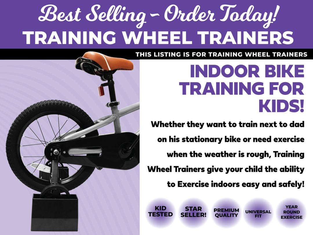 Training Wheel Trainers - Set of Blocks for Learning to Ride Bike! - Etsy