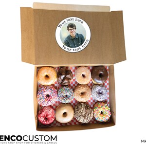 Custom Printed Photo Sticker With Personalized Text | Personalized ...