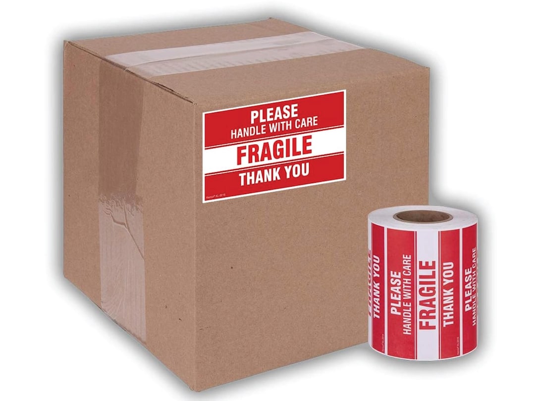 Fragile - Handle With Care Labels - Protect Your Shipments and Packages ...