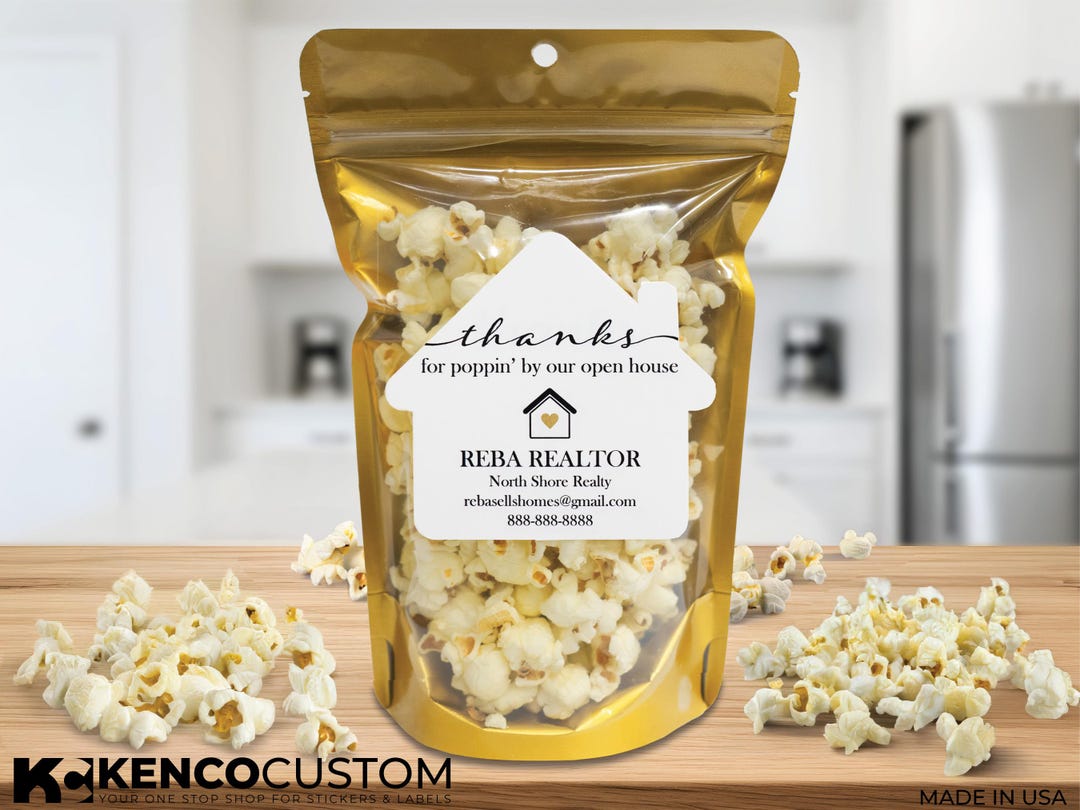Real Estate Open House Treat Bags & Personalized House Labels - Etsy