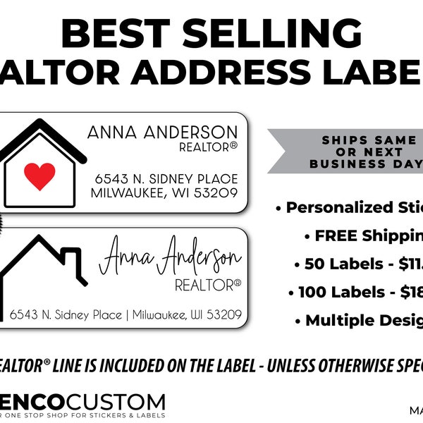 Address Label - Etsy