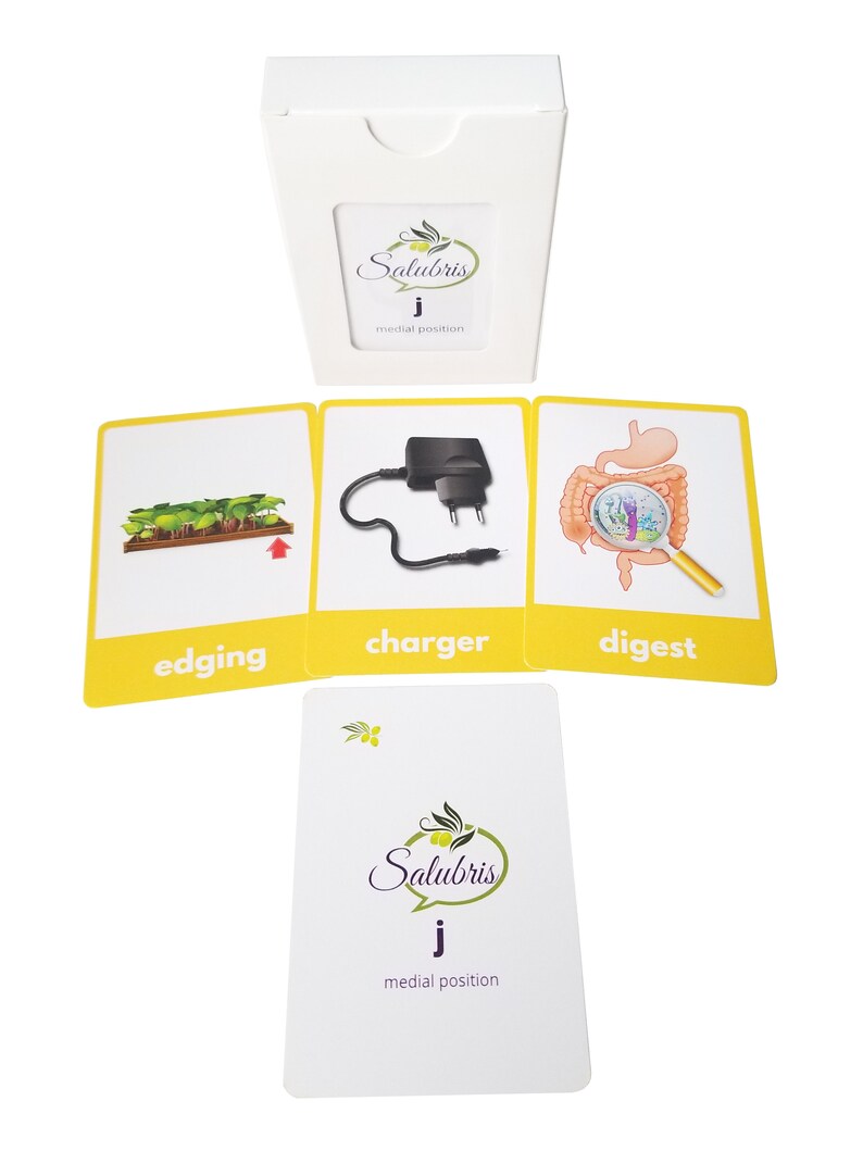 J Sound Phoneme - Speech Therapy Articulation Cards - Large Deck Unique ...