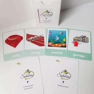 R Sound Phoneme Speech Therapy Articulation Cards Large - Etsy