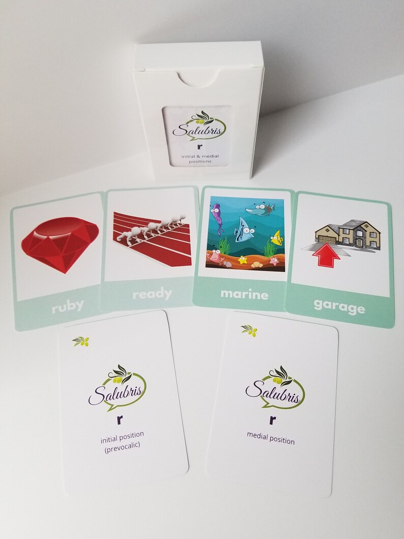 R Sound Phoneme Speech Therapy Articulation Cards Large - Etsy