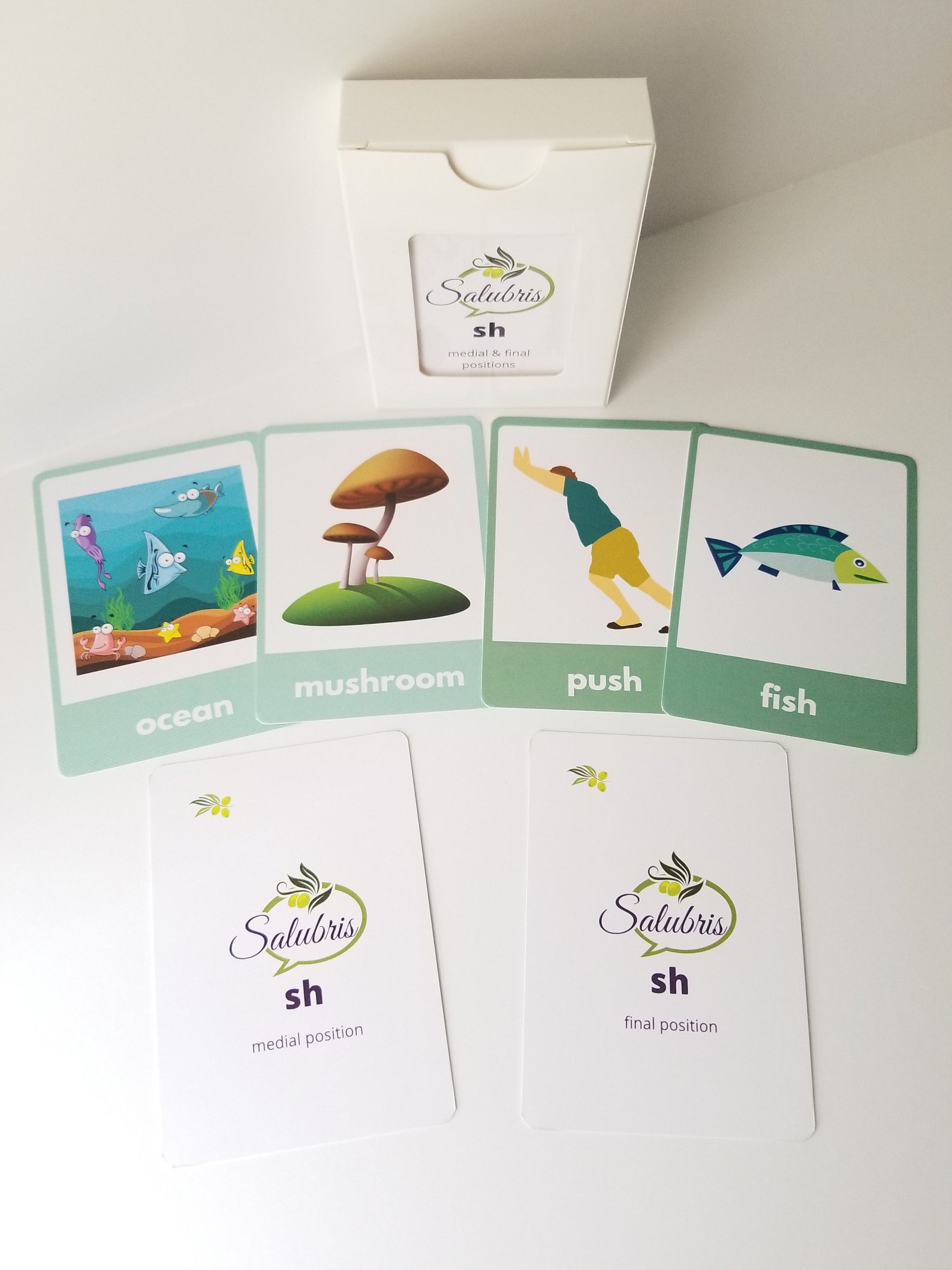 SH Sound Phoneme Speech Therapy Articulation Cards Large | Etsy