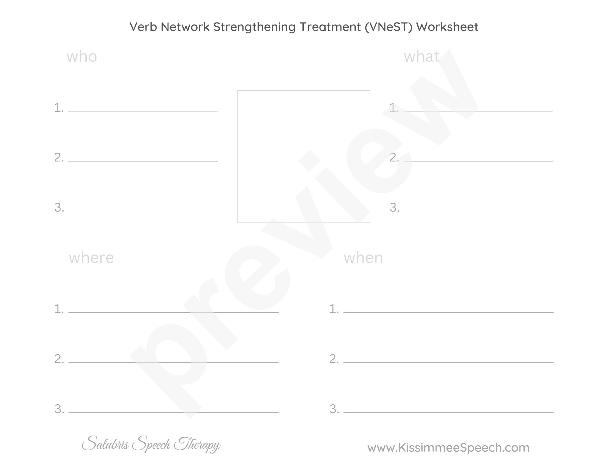 Aphasia - Vnest Worksheets - Word-finding, Sentences - Speech Therapy ...