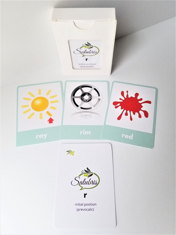 R Sound Phoneme Speech Therapy Articulation Cards Large - Etsy