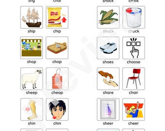 Short i Worksheets for Speech Therapy Practice 4 - Etsy