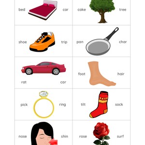 Aphasia - Reading Therapy 1 - NOUNS - Reading Comprehension - Speech ...