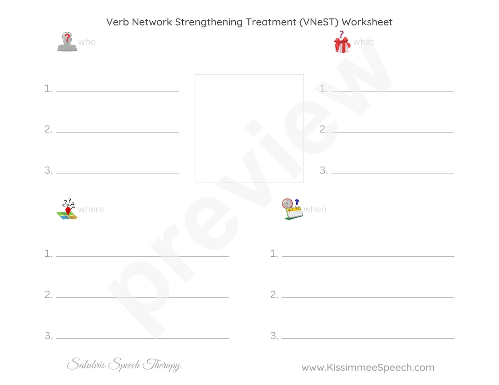 Aphasia - Vnest Worksheets - Word-finding, Sentences - Speech Therapy ...