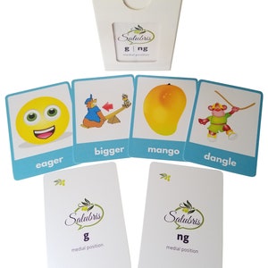 G & NG Sound Phoneme - Speech Therapy Articulation Cards - Large Deck ...