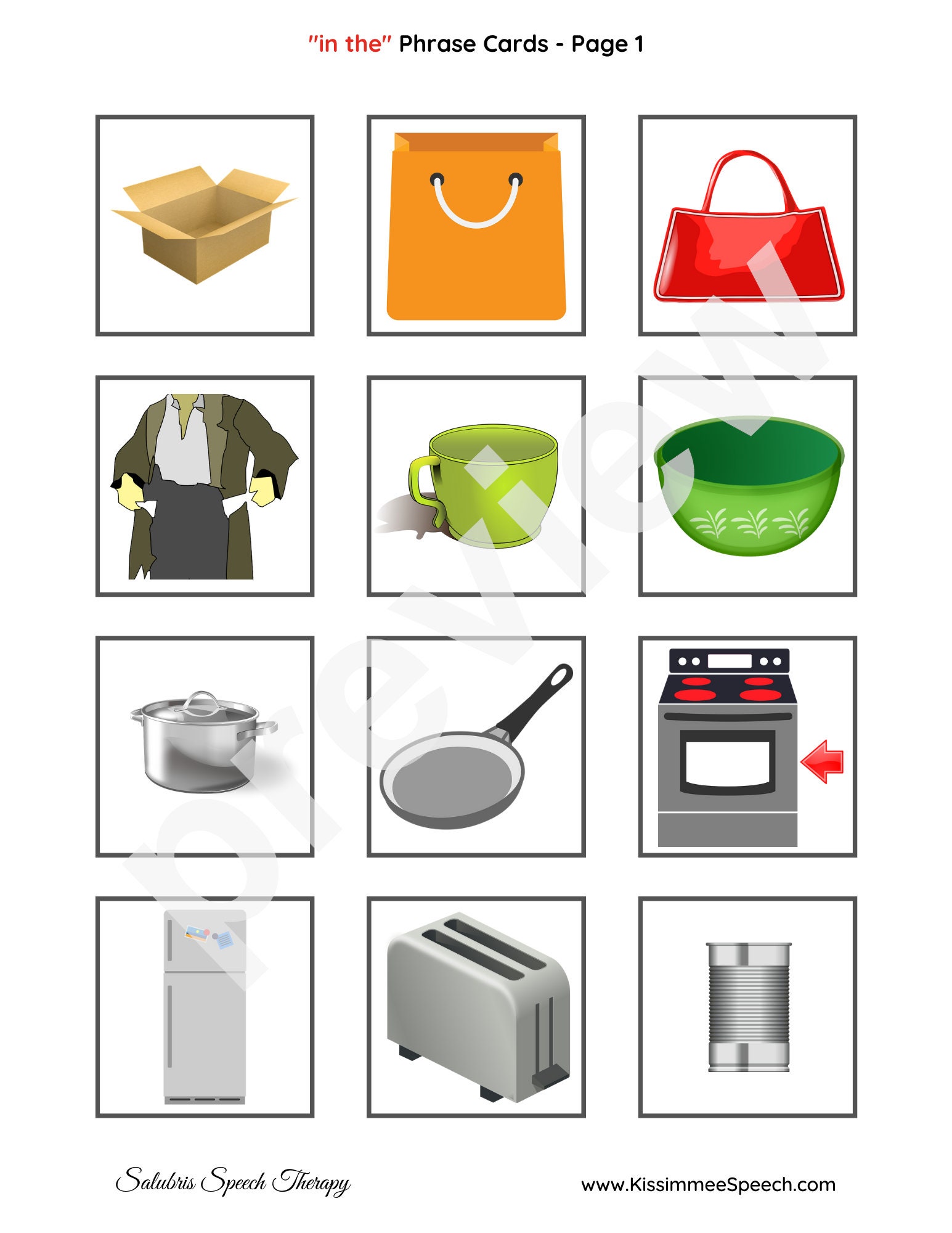 Carrier & Common Phrases for Speech Therapy - Short - Apraxia, Autism ...