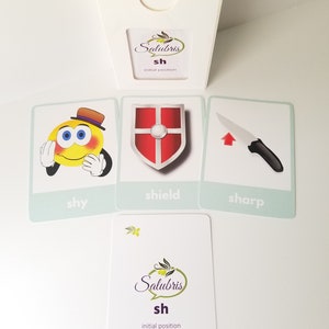SH Sound Phoneme Speech Therapy Articulation Cards Large | Etsy