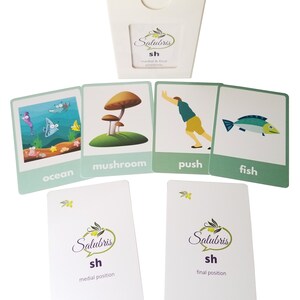 SH Sound Phoneme - Speech Therapy Articulation Cards - Large Deck ...