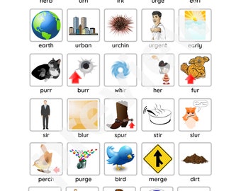 Vocalic ar Worksheets for Speech Therapy Practice - Etsy