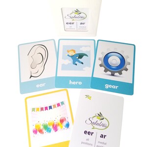Vocalic R Sound Phoneme - Speech Therapy Articulation Cards - Large ...
