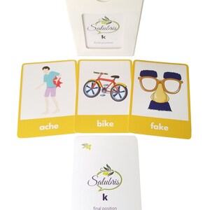 K Sound Phoneme - Speech Therapy Articulation Cards - Large Deck Unique ...
